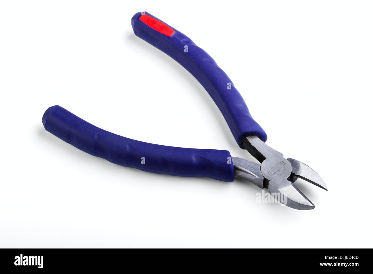 Wire cutter isolated on white background Stock Photo - Alamy