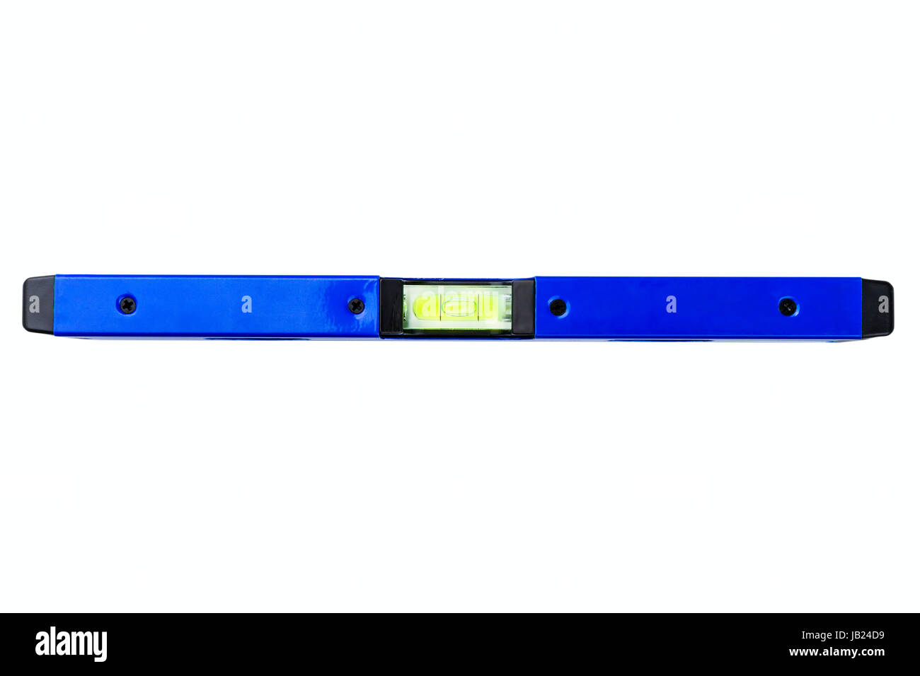 Dark blue spirit level isolated on a white background Stock Photo - Alamy