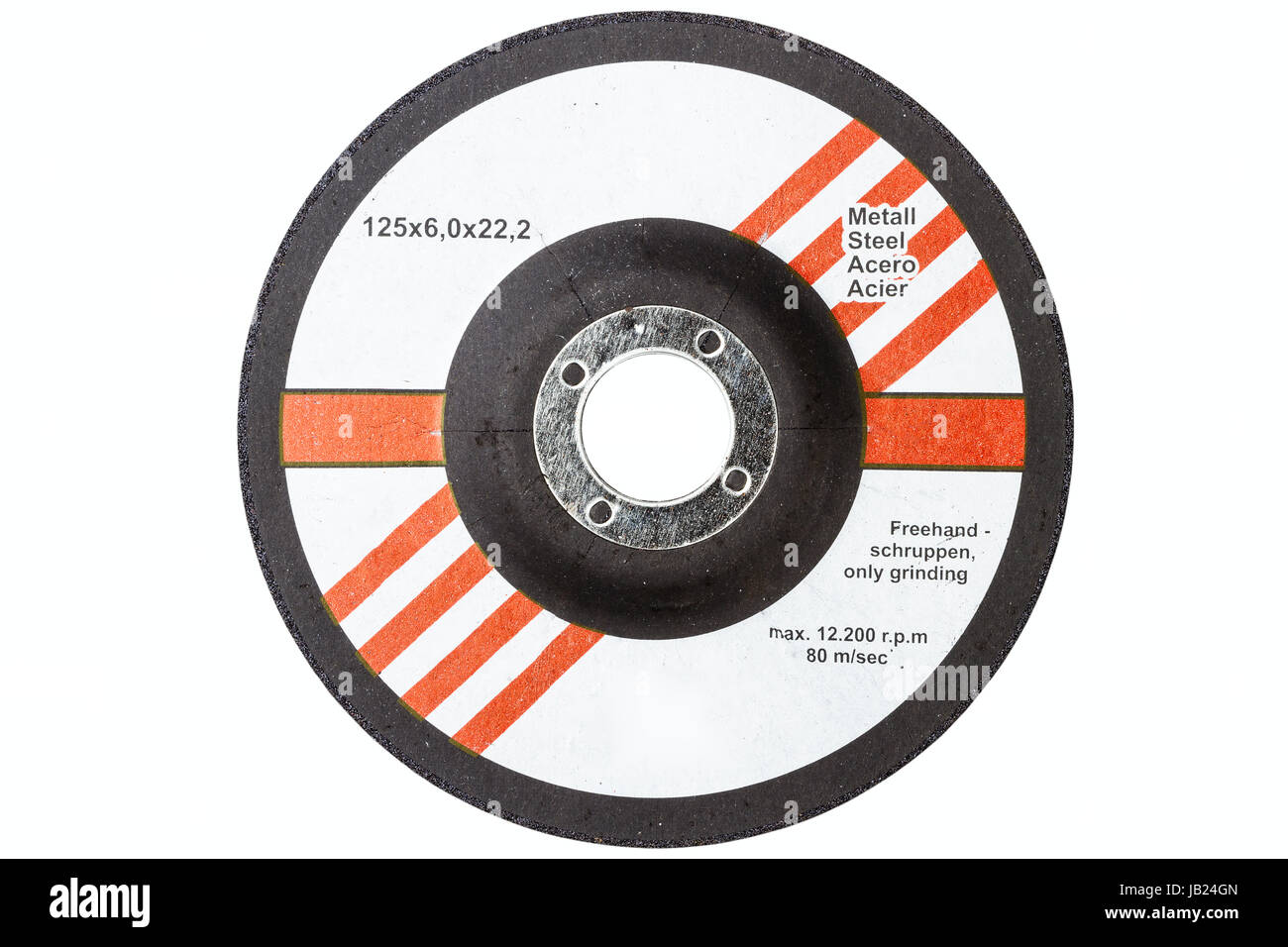 flap disk isolated on white background Stock Photo - Alamy