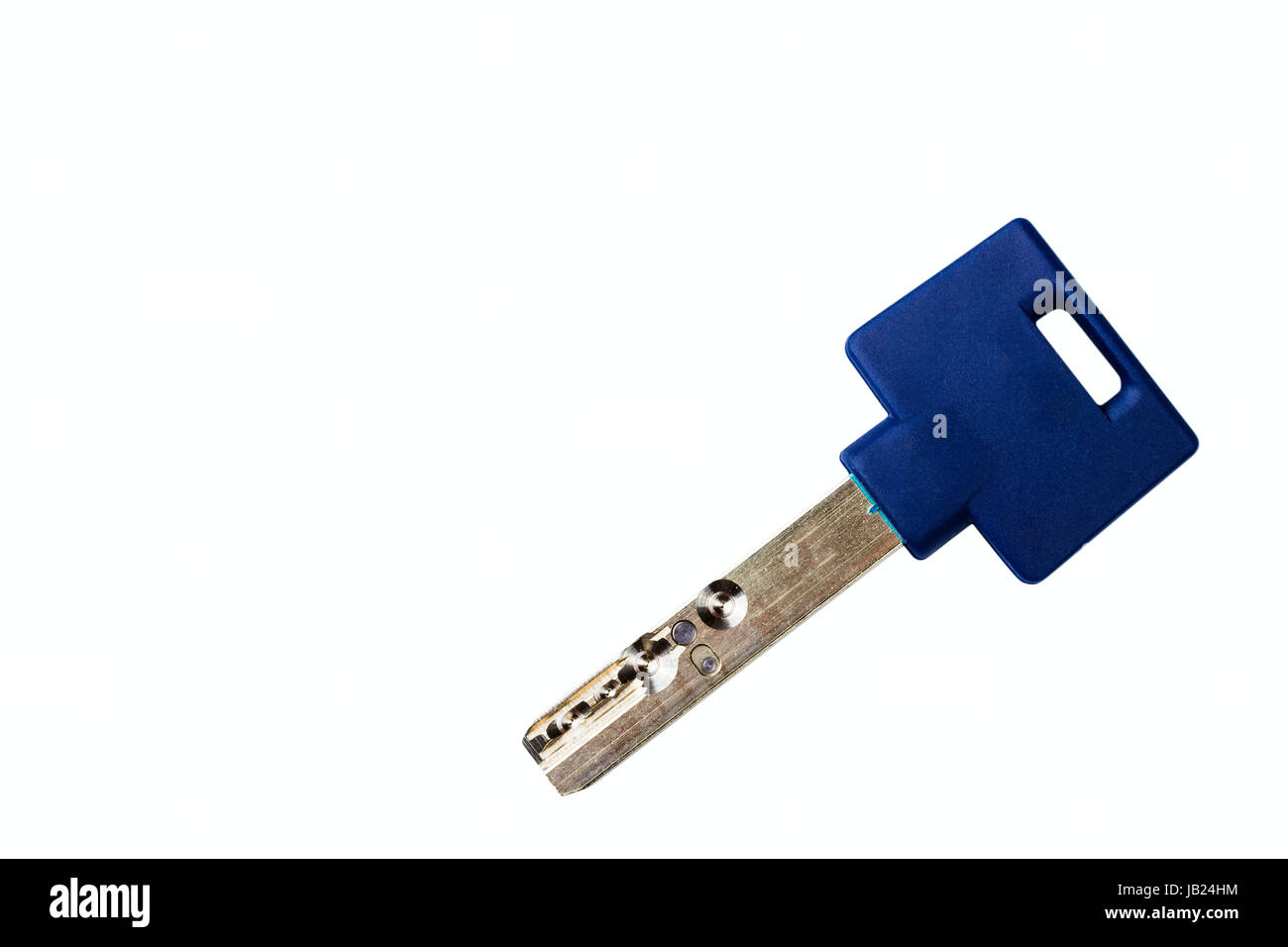 door lock key isolated on white background Stock Photo - Alamy