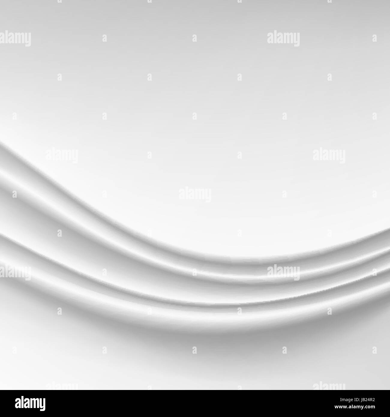 Wavy Silk Abstract Background Vector. Realistic Fabric Silk Texture ...