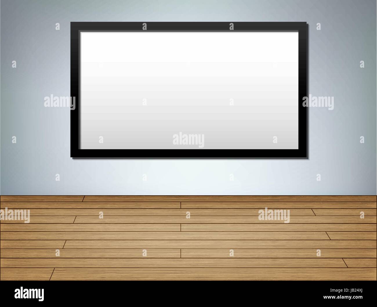 Frame in studio, interior background, eps10 vector illustration with ...