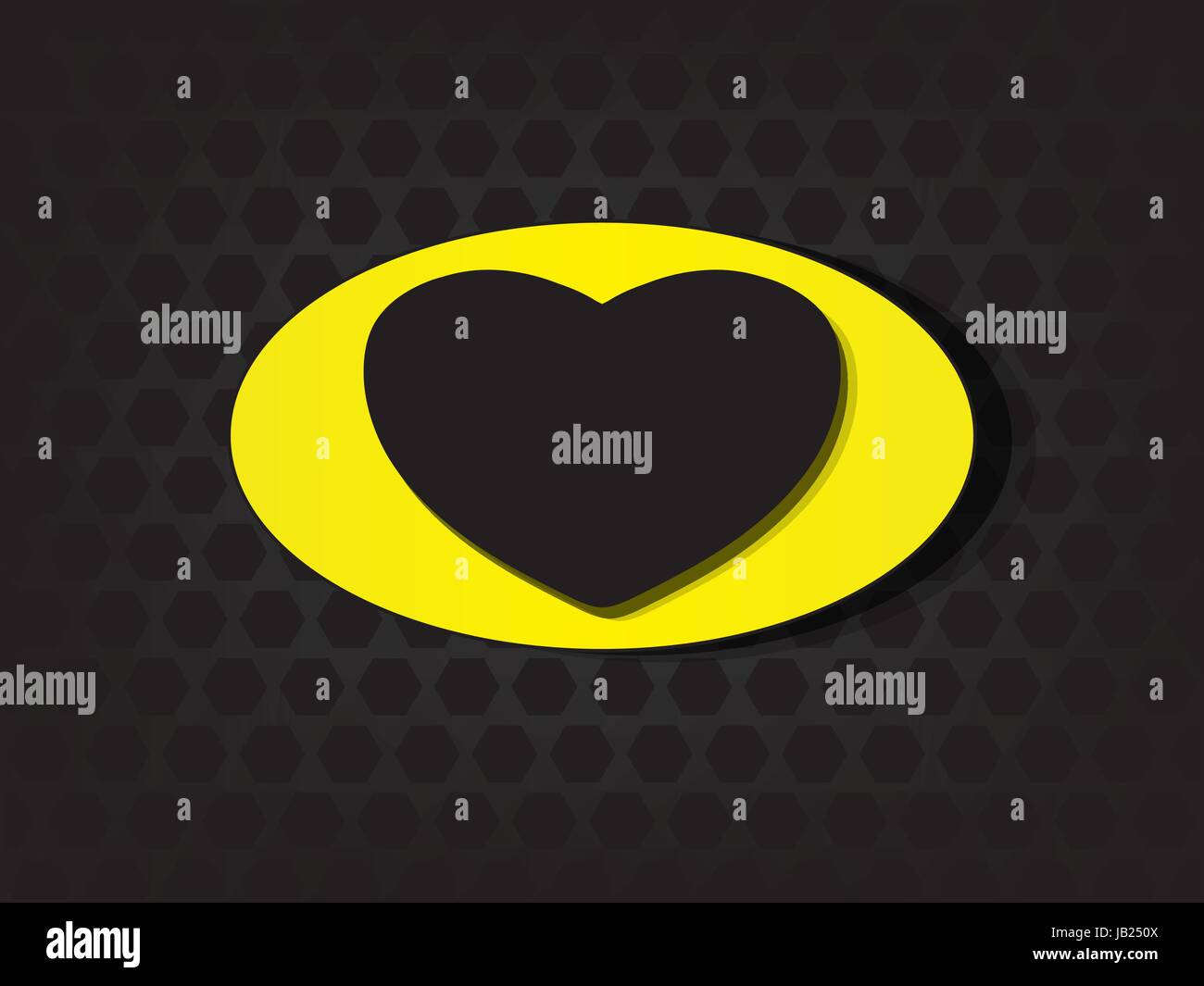 Cartoon character super heart hi-res stock photography and images - Alamy