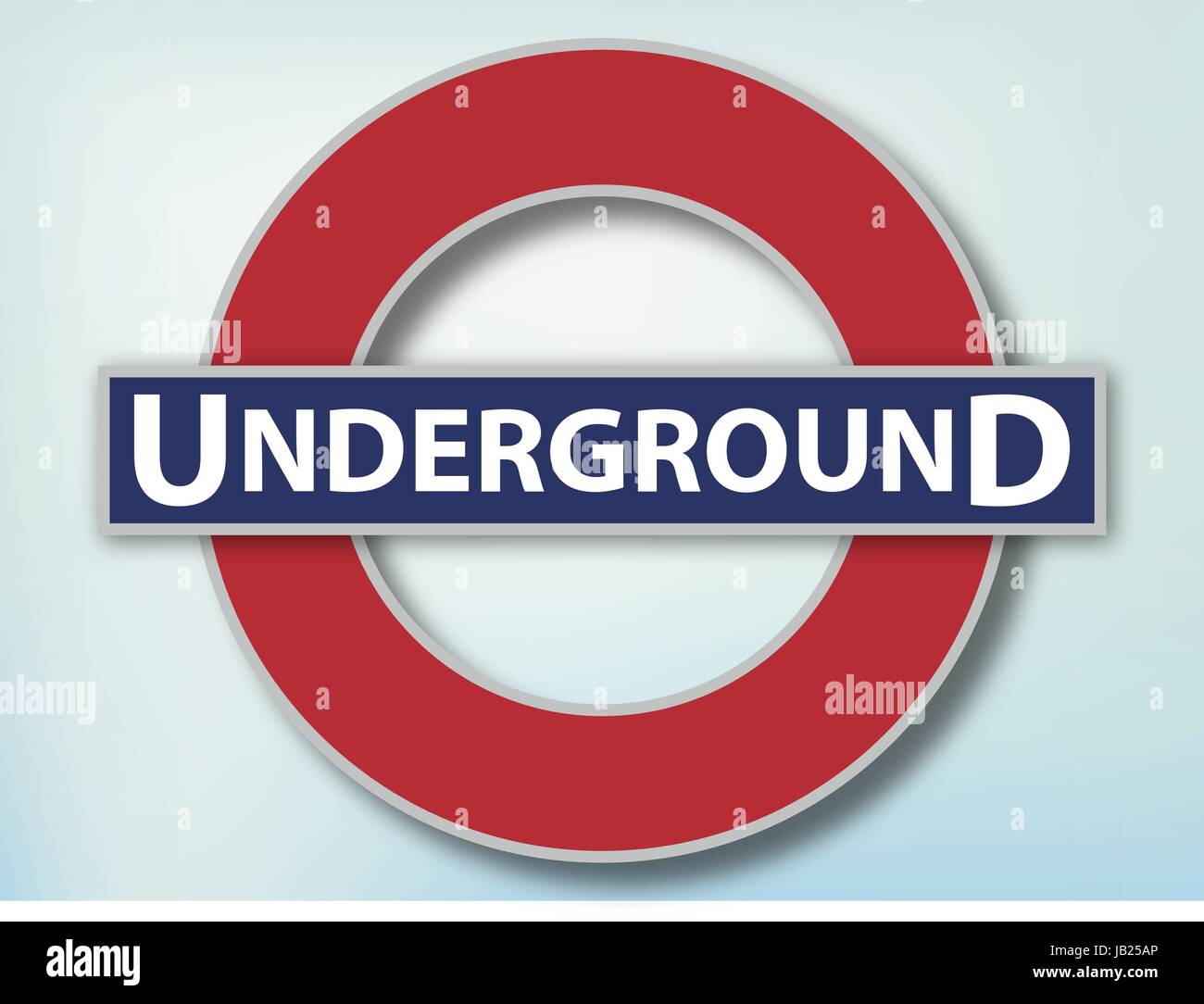 London underground tube sign Stock Vector Images - Alamy