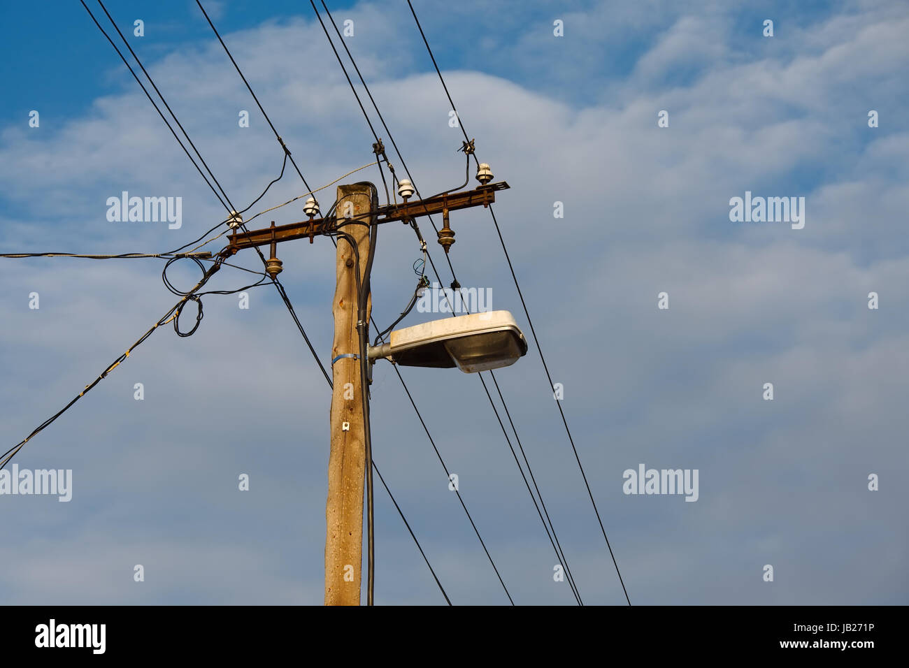Many cables of electric lines Stock Photo - Alamy