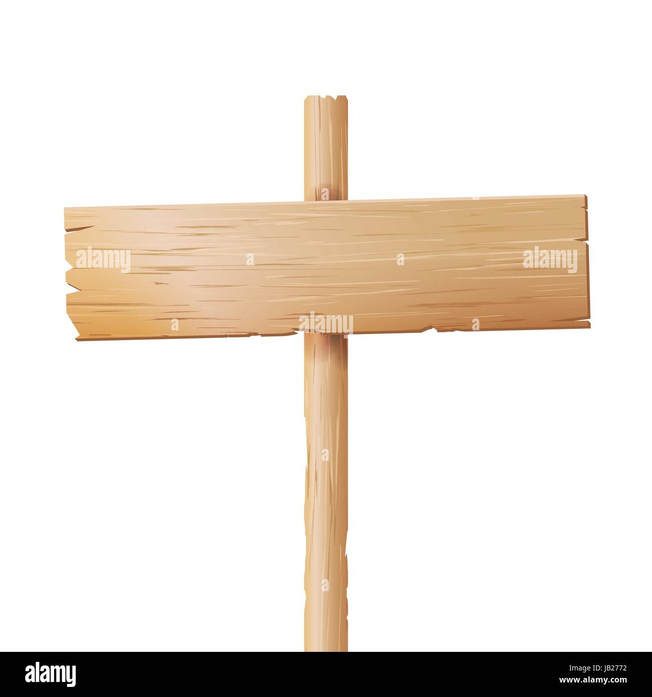 Wooden signboards set vector empty hi-res stock photography and images ...