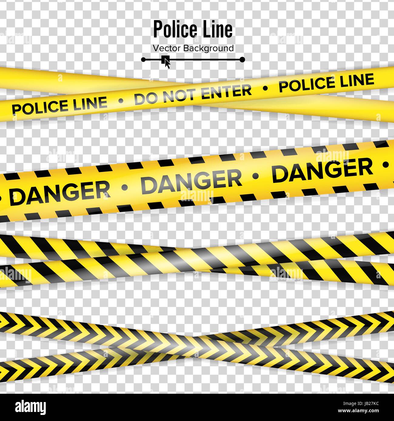 Yellow With Black Police Line. Do Not Enter, Danger. Security ...