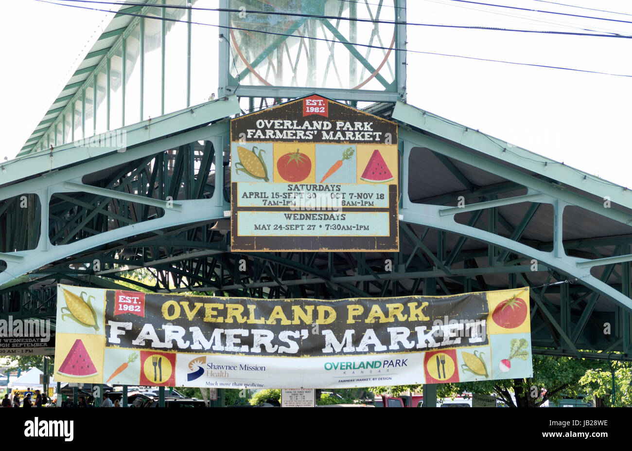 Community Farmers Market Stock Photo - Alamy