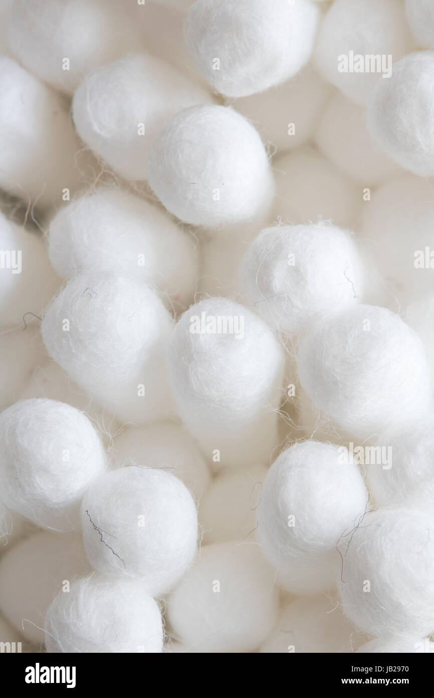 Cotton Ear Cleaning Buds On Black Background Stock Photo - Alamy