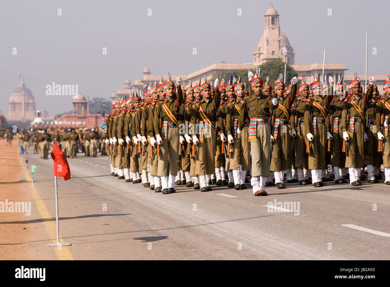 At the republic day parade at rajpath hi-res stock photography and ...
