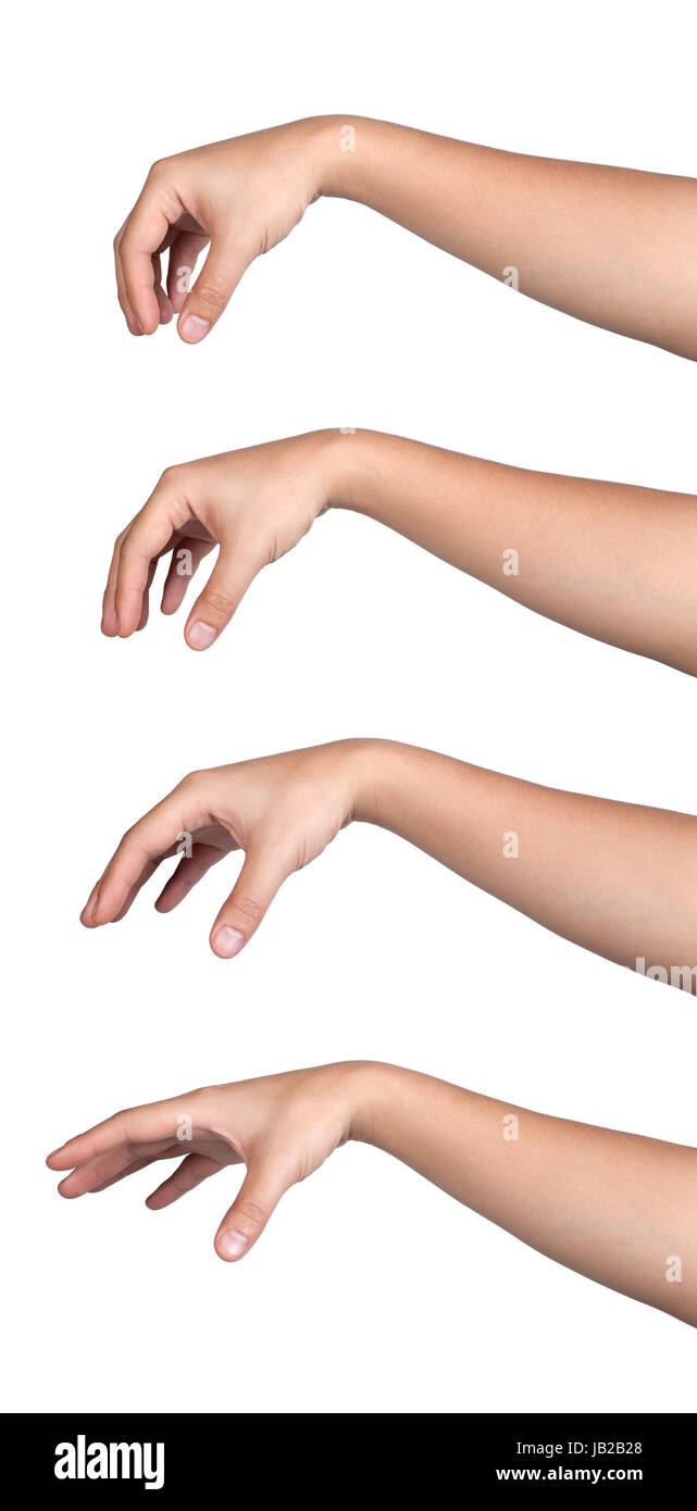 hand sign posture pick hold isolated Stock Photo - Alamy