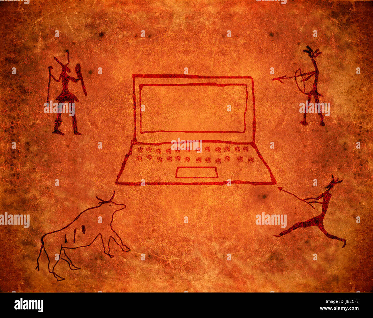 Prehistoric paint hi-res stock photography and images - Alamy