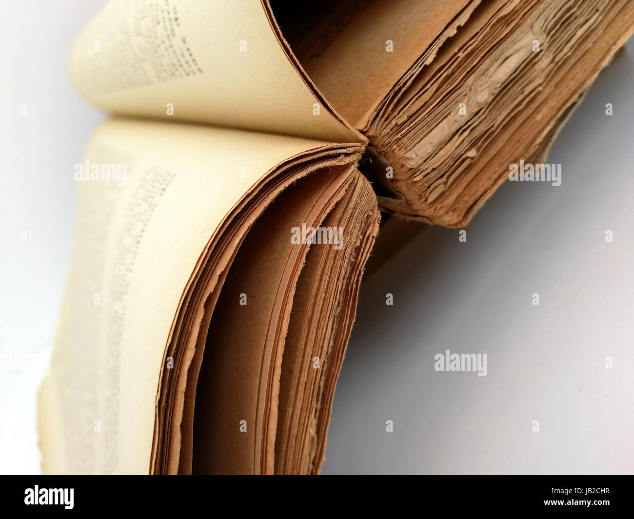 old leaves of antique book Stock Photo - Alamy