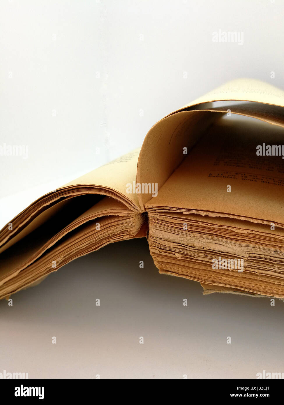 old leaves of antique book Stock Photo - Alamy