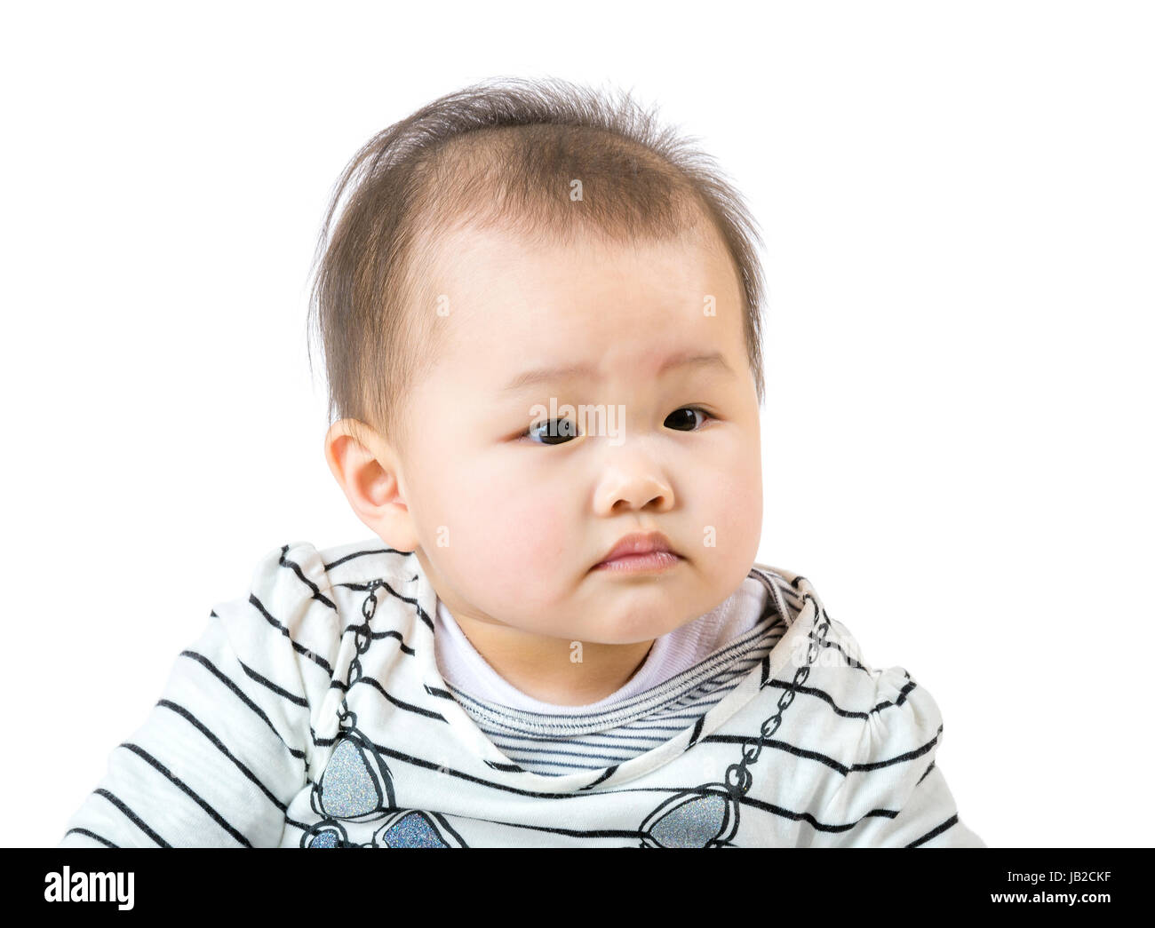Baby feel curiosity Stock Photo - Alamy