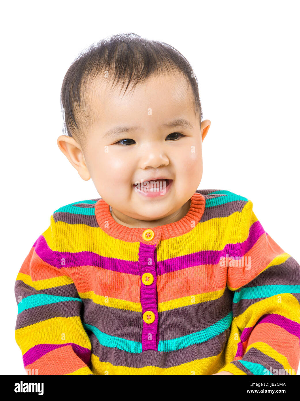 Baby feel happy Stock Photo - Alamy