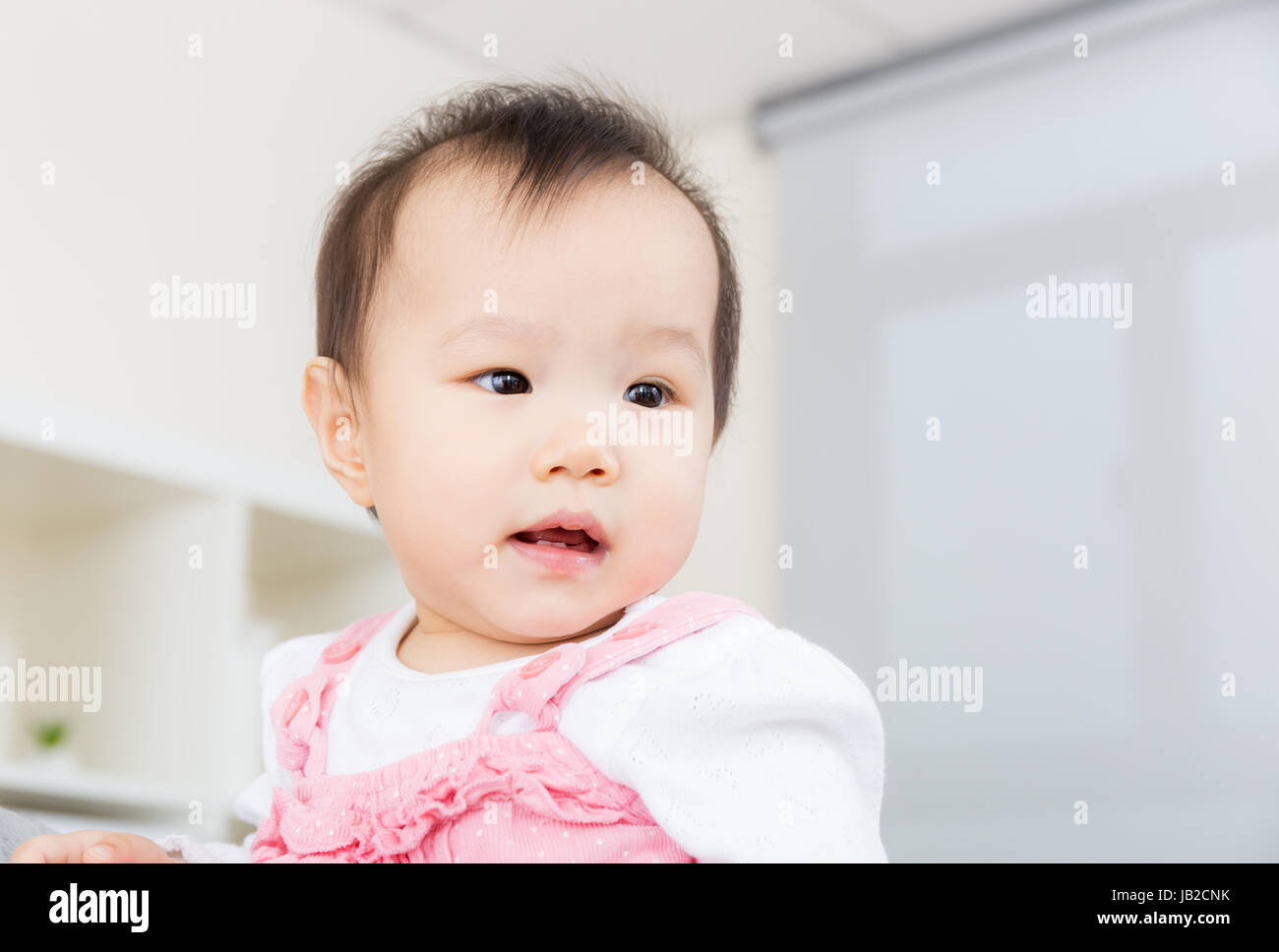 Little girl feel curiosity Stock Photo - Alamy