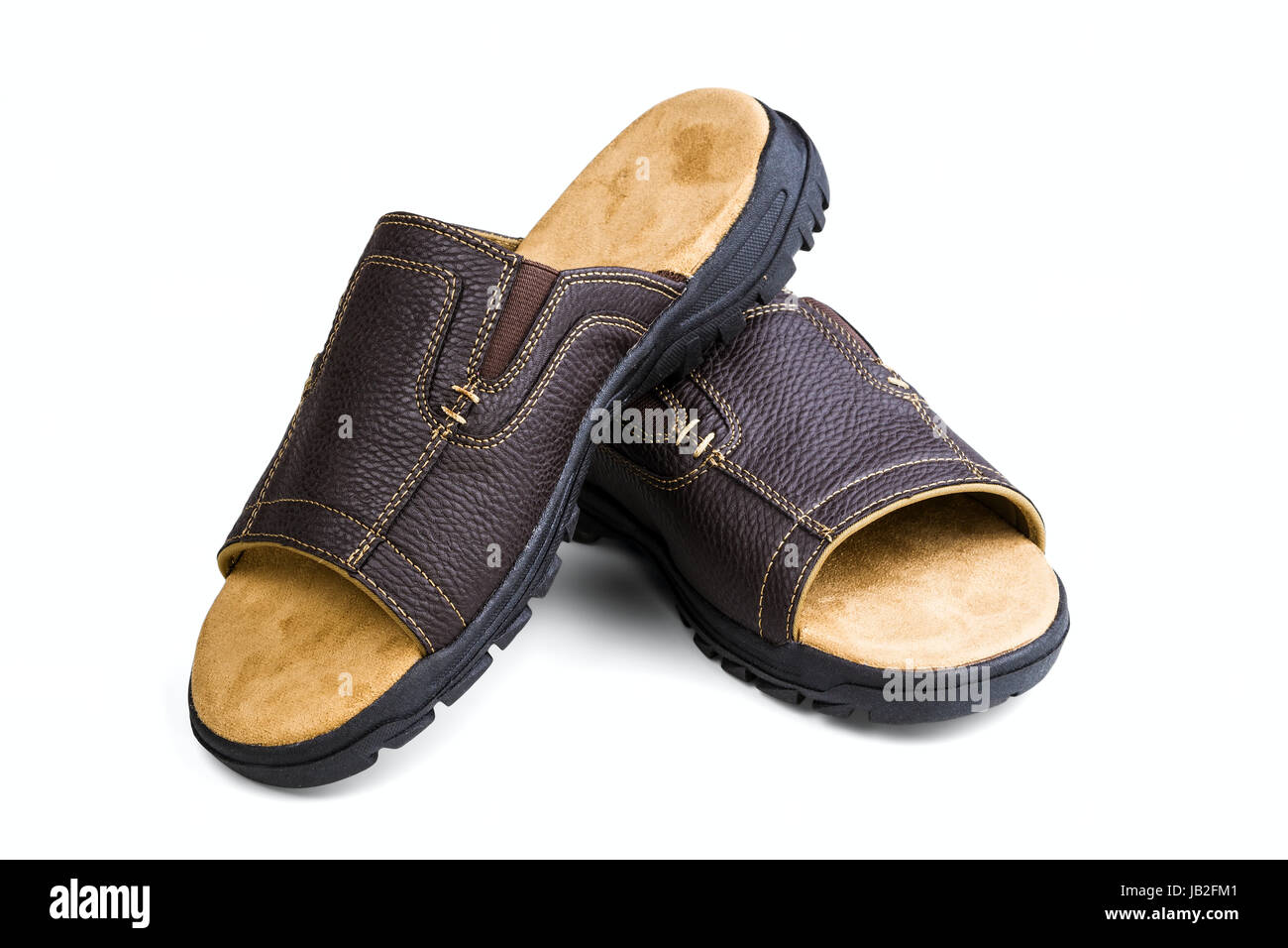 brown slides isolated on white background Stock Photo - Alamy