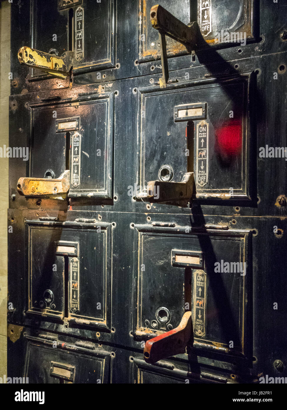 old power panels underground powering clubs in nashville tennesee Stock ...