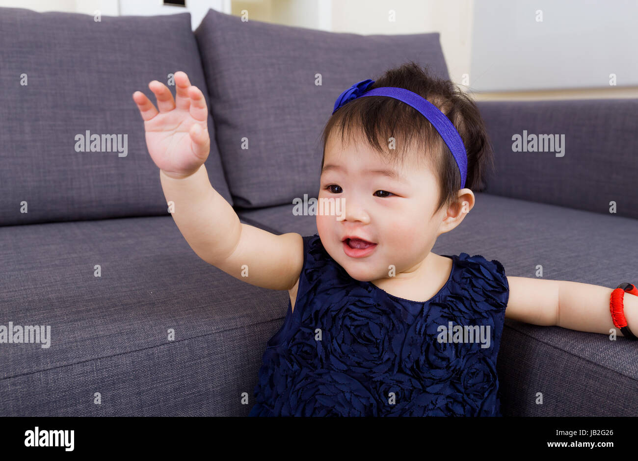 Woman baby wave house hi-res stock photography and images - Alamy