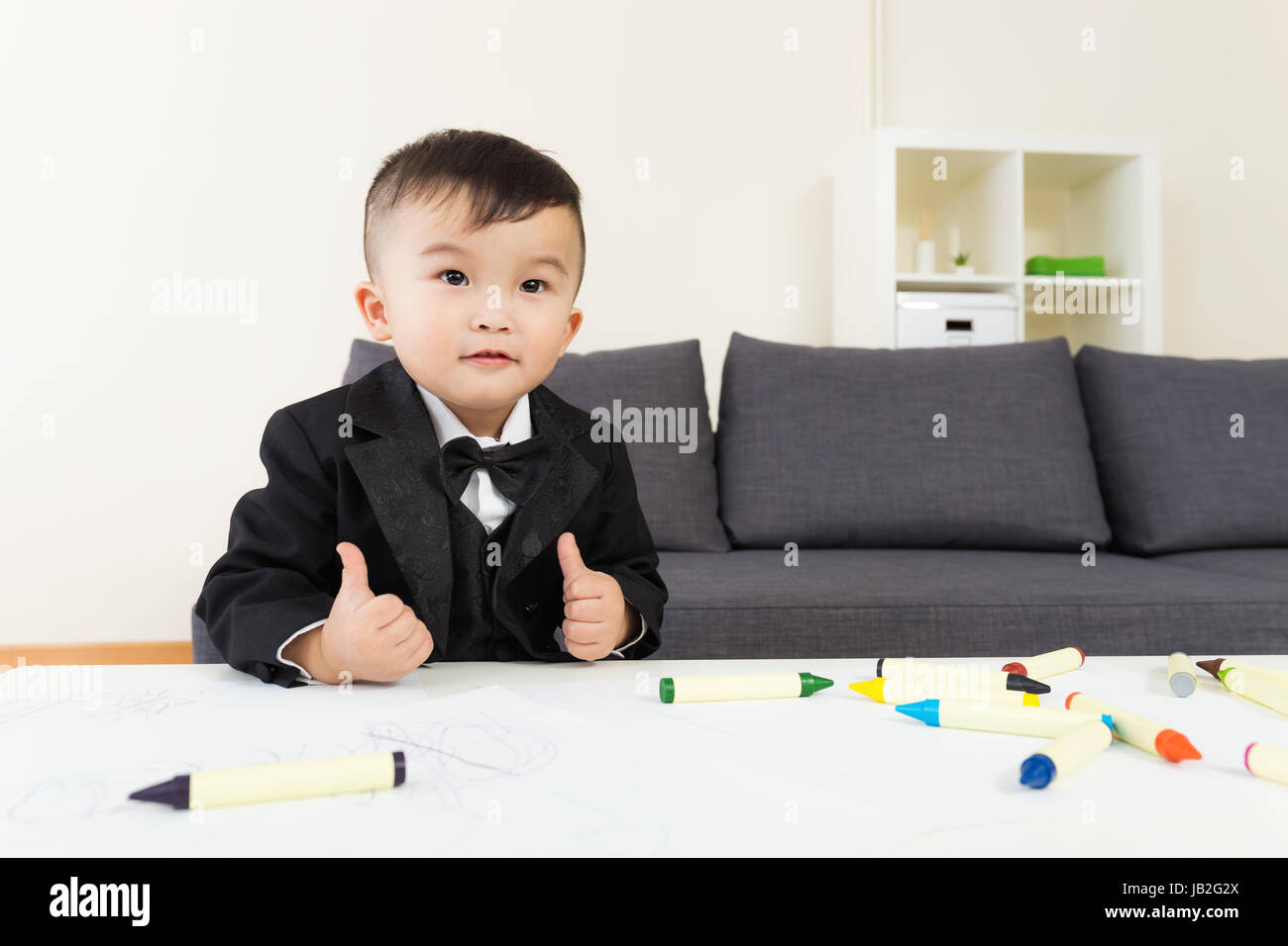 Little kid like drawing Stock Photo - Alamy