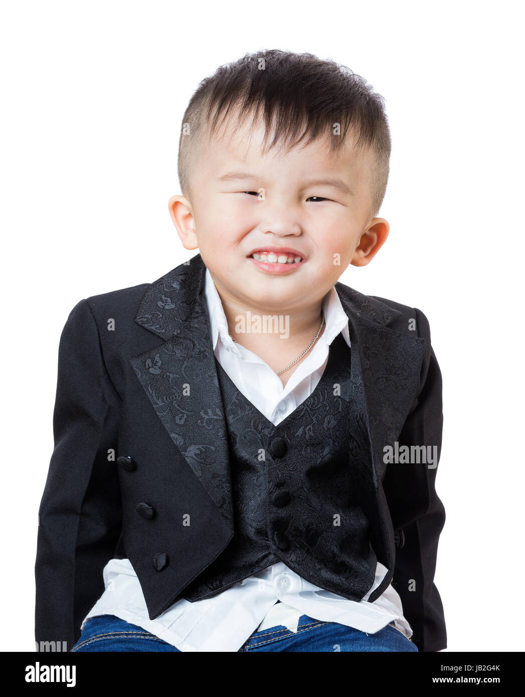 Little boy feeling excited Stock Photo - Alamy
