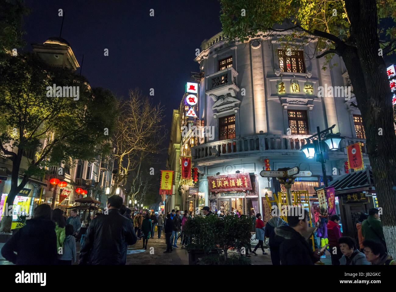 Qinghefang Old Street, Old City, Hangzhou, Zhejiang province, China ...