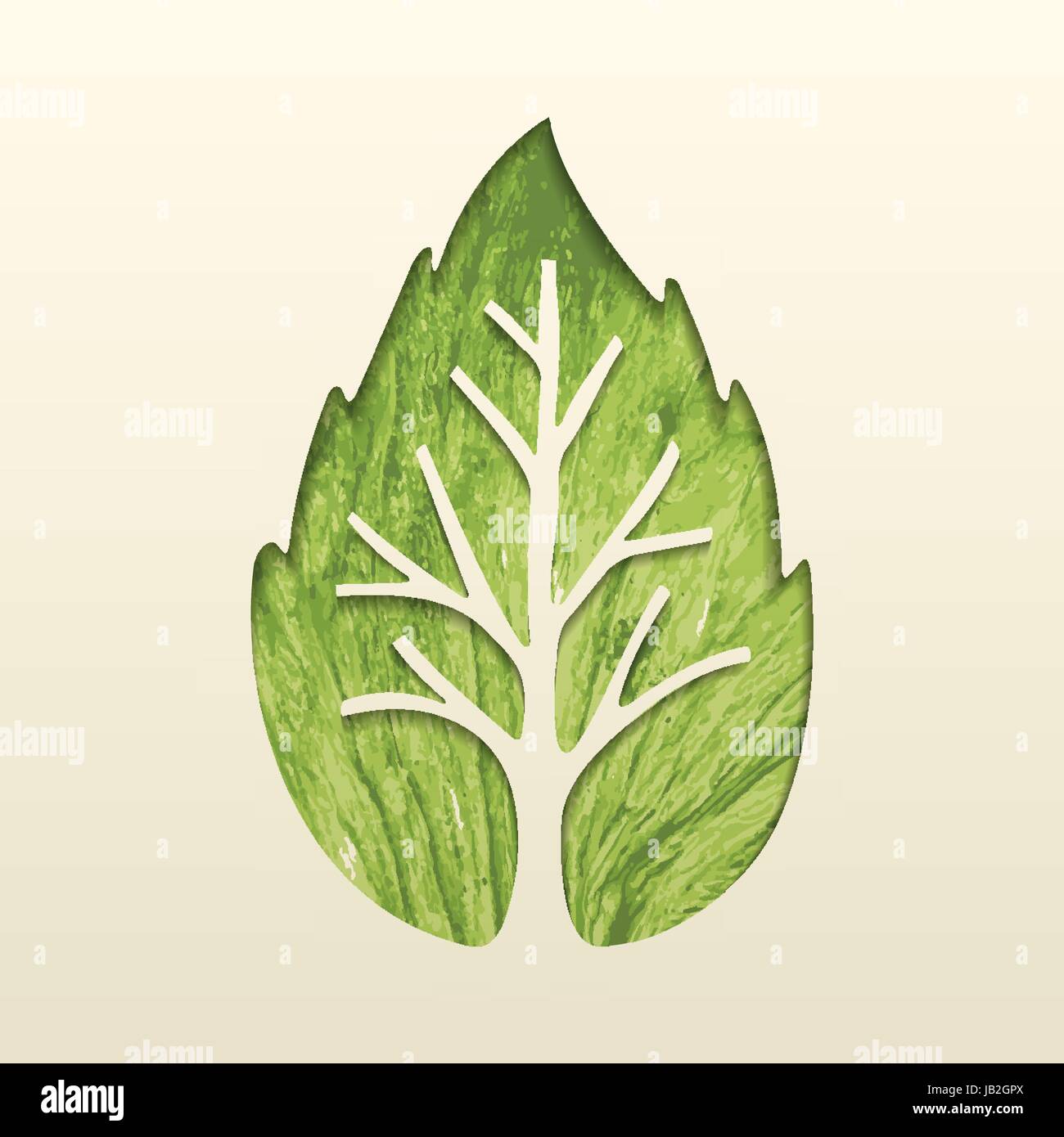 Tree Leaves Texture Drawing