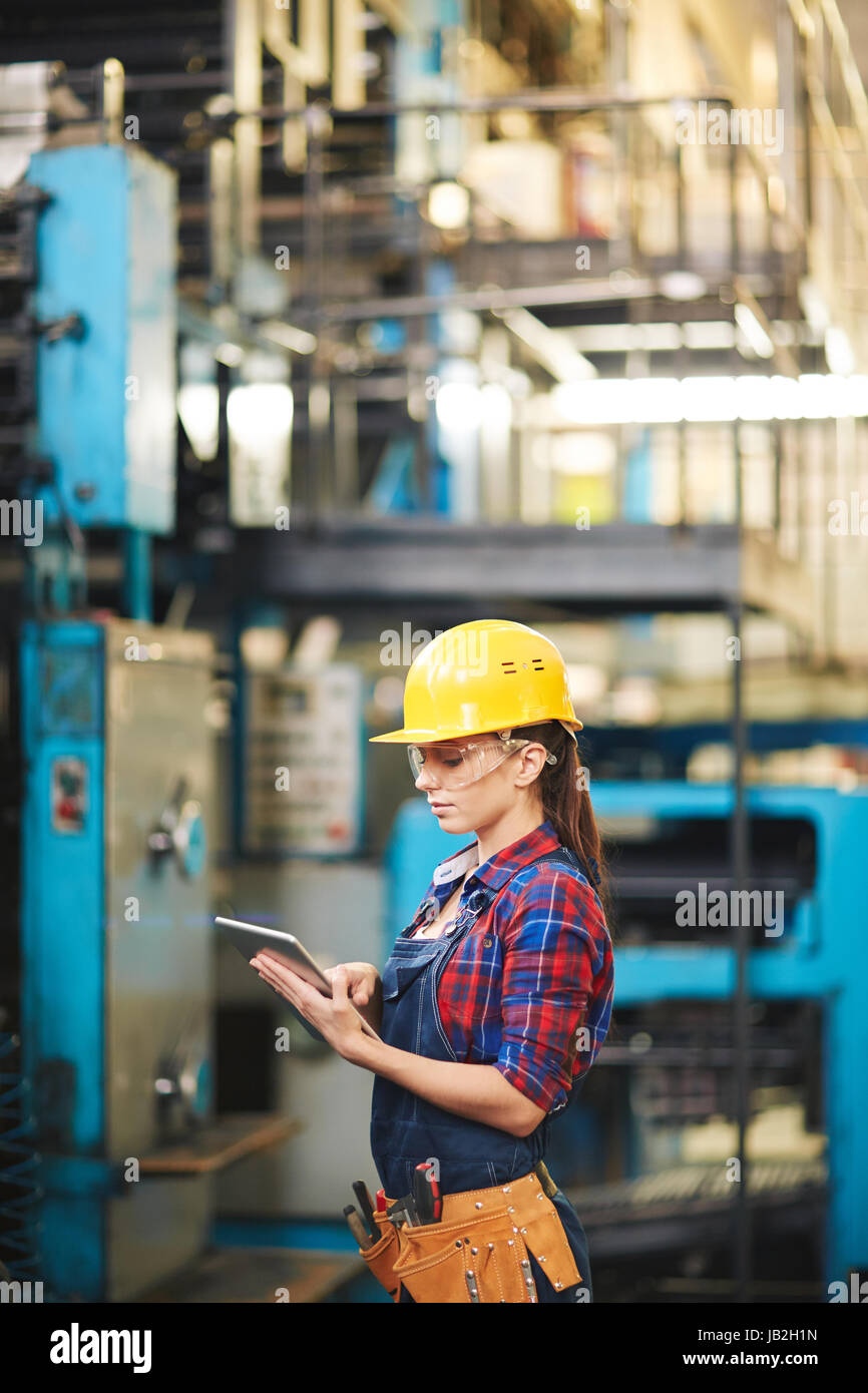 Carrying out Starting-up and Adjustment Works Stock Photo - Alamy