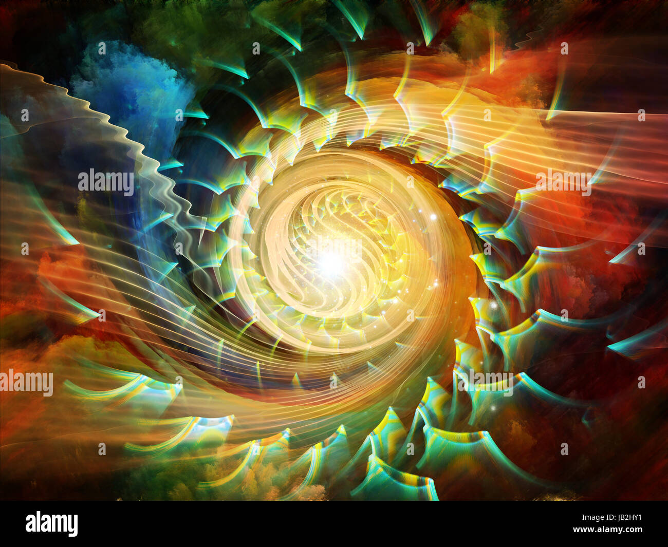 Composition of spiral elements suitable as a backdrop for the projects ...