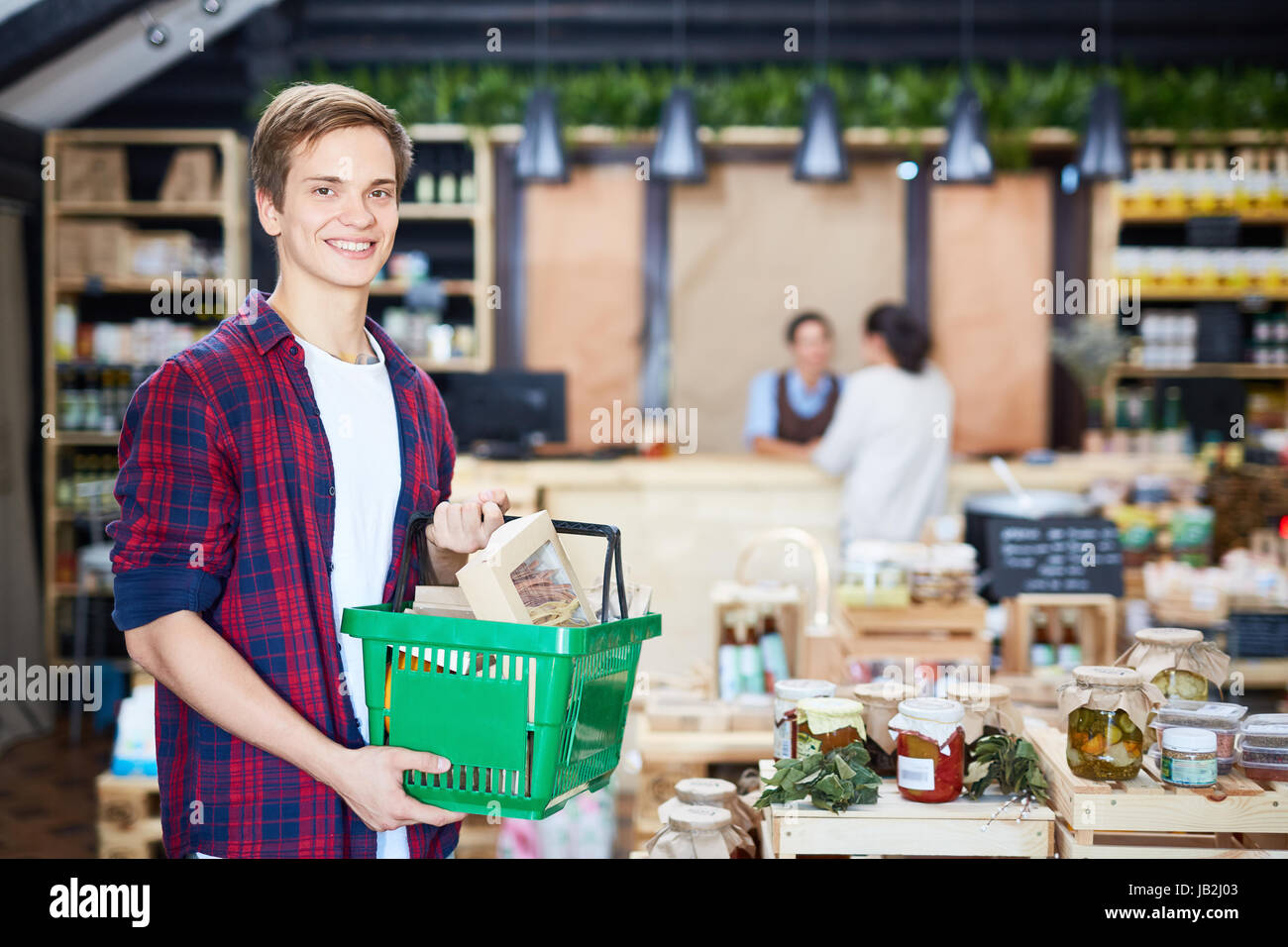 Portrait of Handsome Customer Stock Photo - Alamy