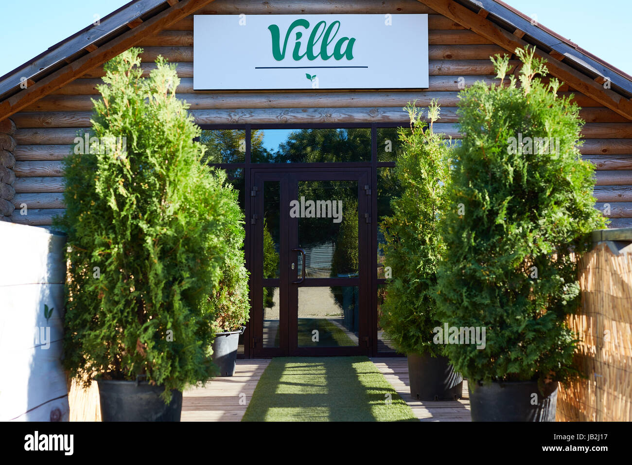 Local Store with Farm Products Stock Photo - Alamy