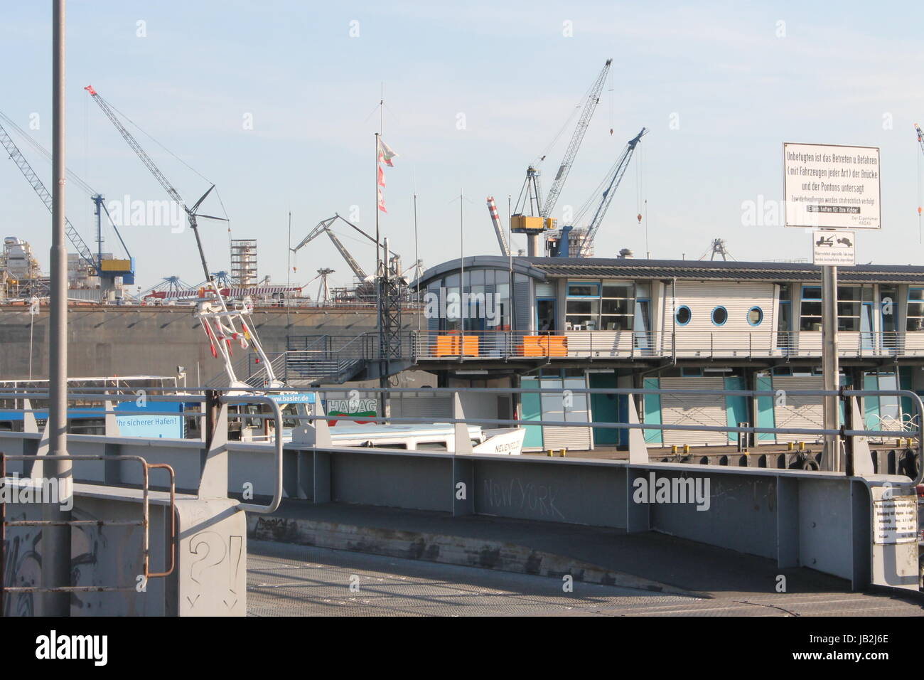 port construction site Stock Photo - Alamy