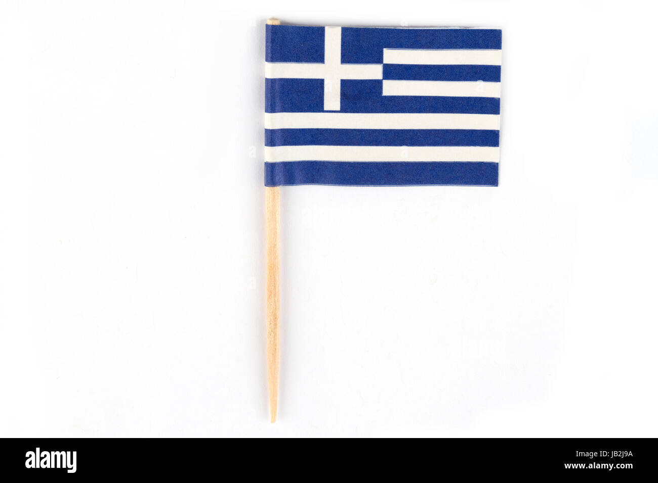 Griechische Nationalflagge auf hellem Hintergrund Stock Photo - Alamy