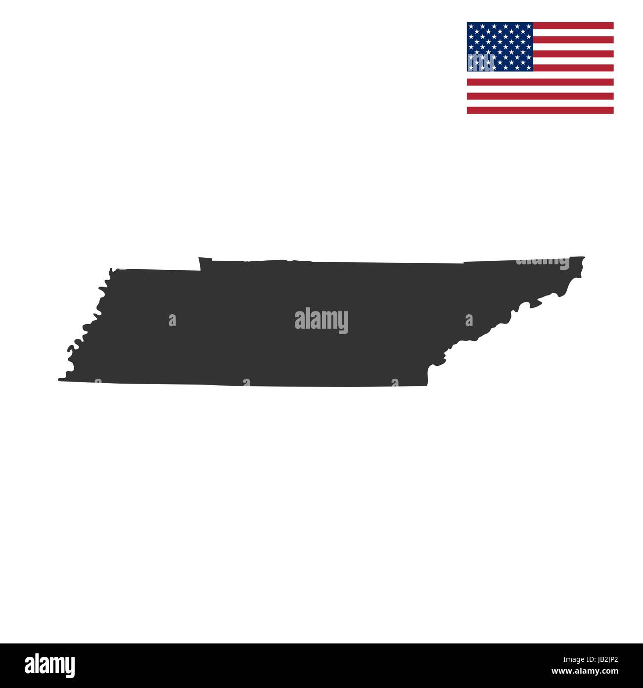 State map outline tennessee Stock Vector Images - Alamy