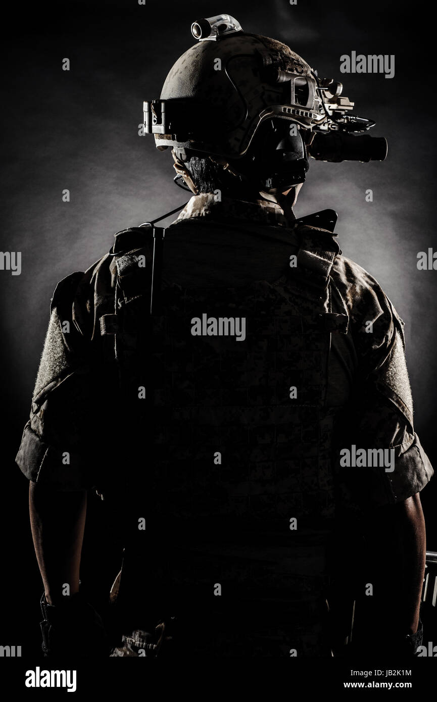 soldier man back fashion Stock Photo - Alamy