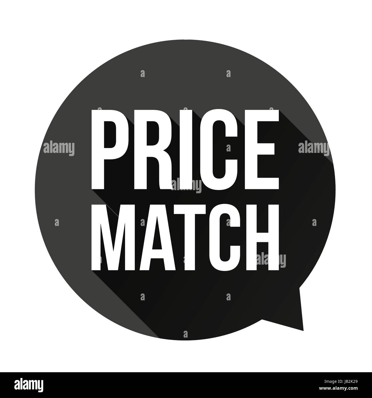 Price match button speech bubble Stock Vector Image & Art - Alamy