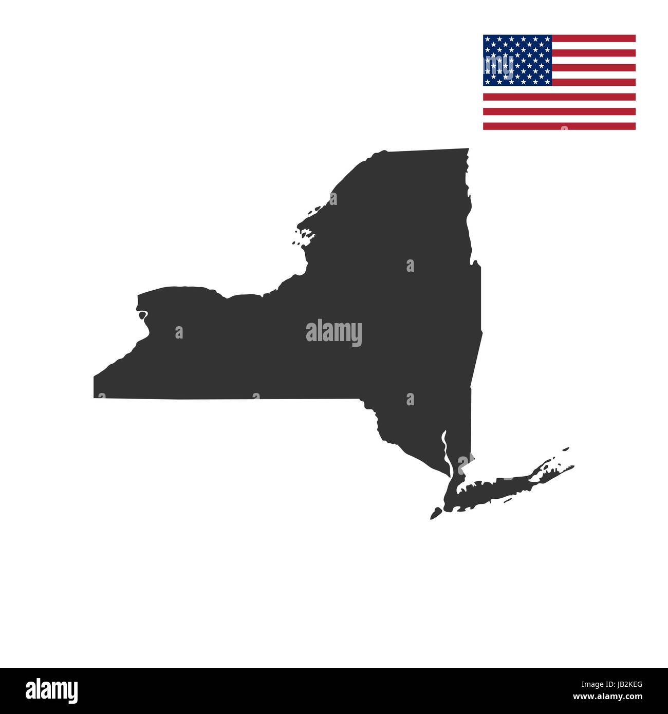 Shape new york state Cut Out Stock Images & Pictures - Alamy