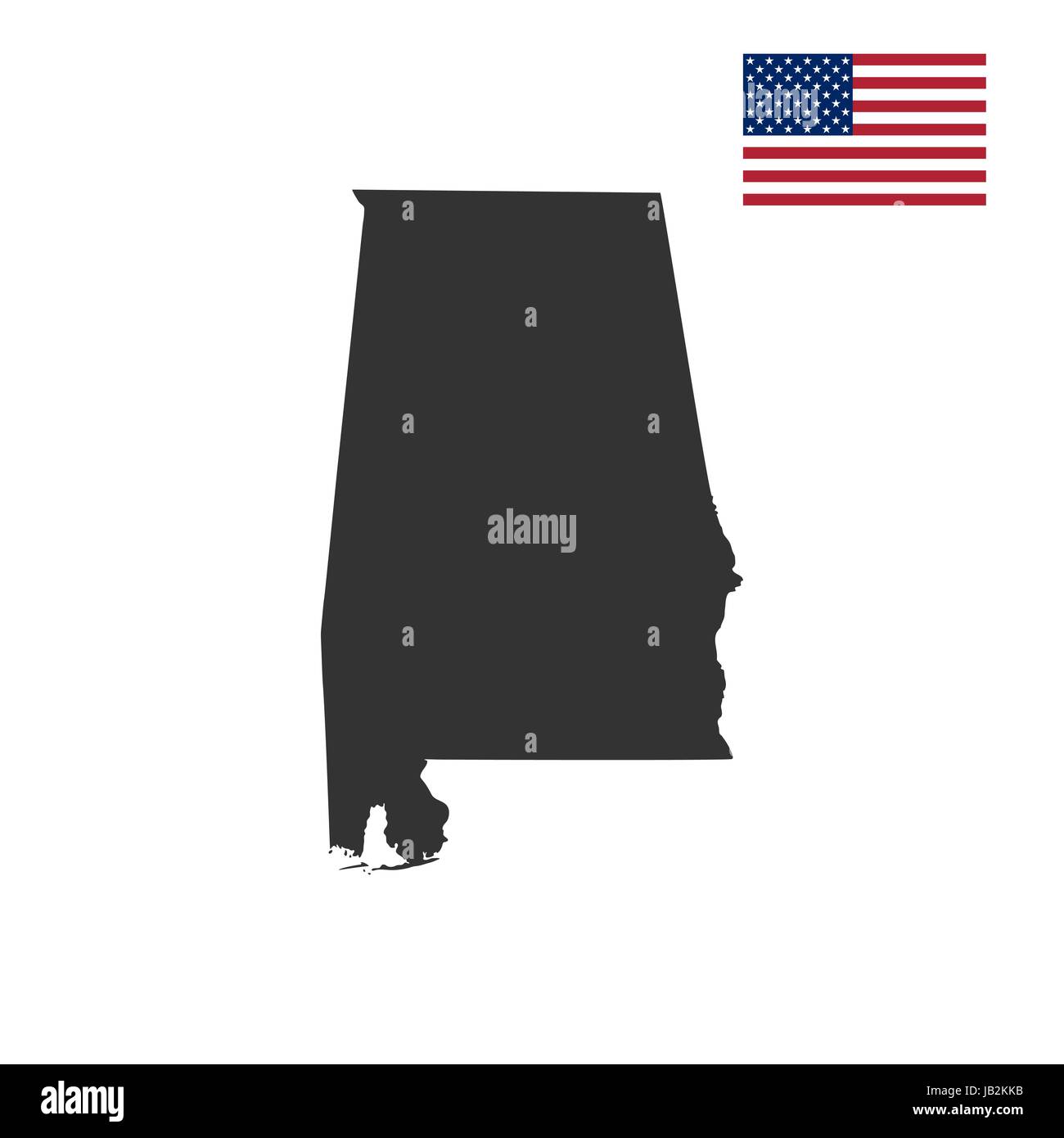 Us state alabama map hi-res stock photography and images - Alamy