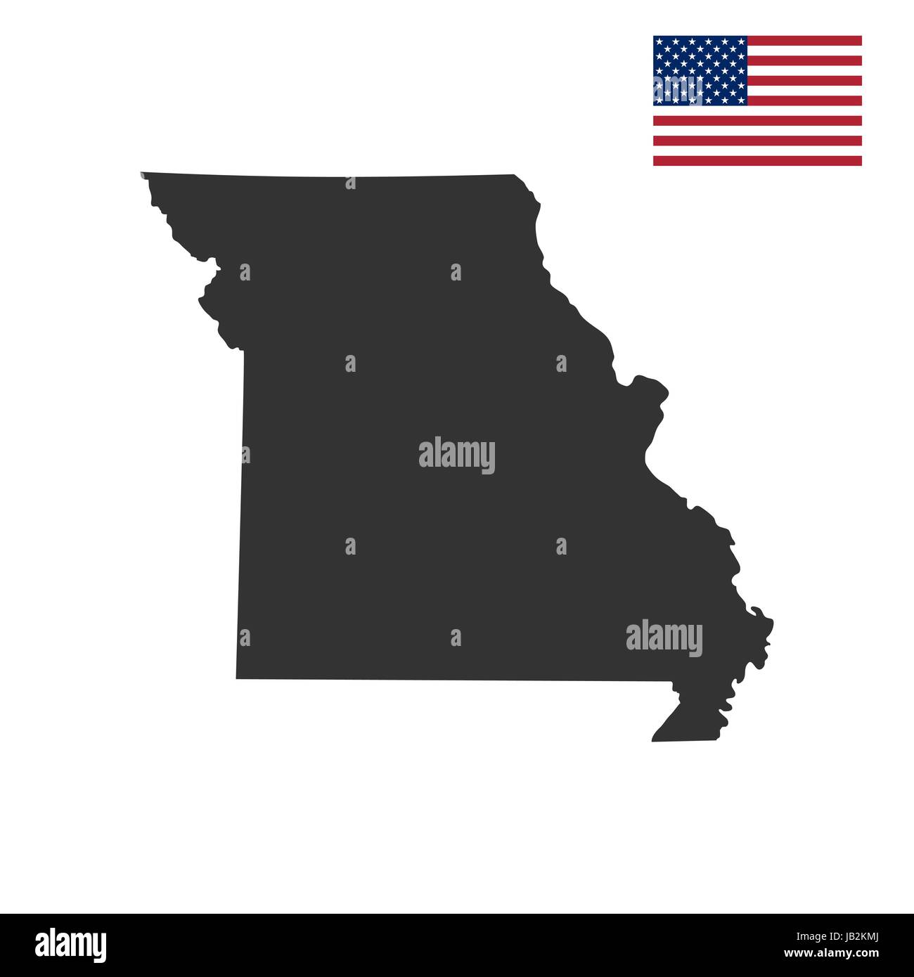 Map of missouri Stock Vector Images - Alamy