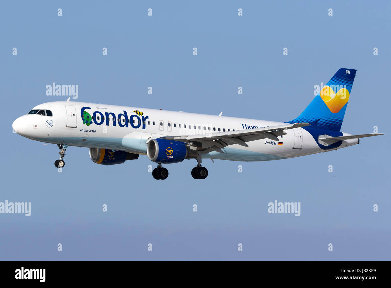 Condor (Thomas Cook) Airbus A320-212 [D-AICH] wearing a special color ...