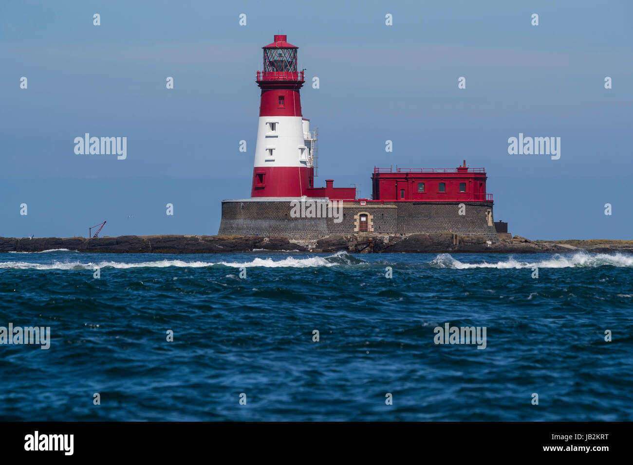 Longstone lighthouse, Farne Islands, Northumberland, May 2017 Stock ...
