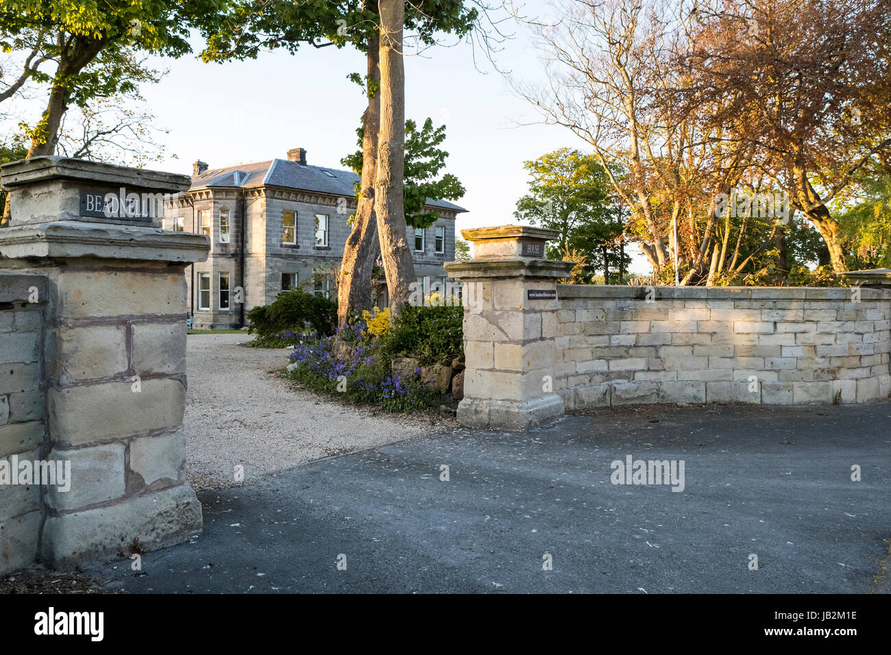 Beadnell House, Beadnell, Northumberland, UK Stock Photo - Alamy