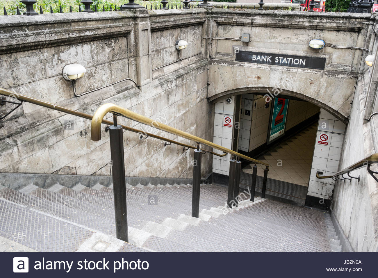 Bank Underground Station Entrance London Stock Photos & Bank ...