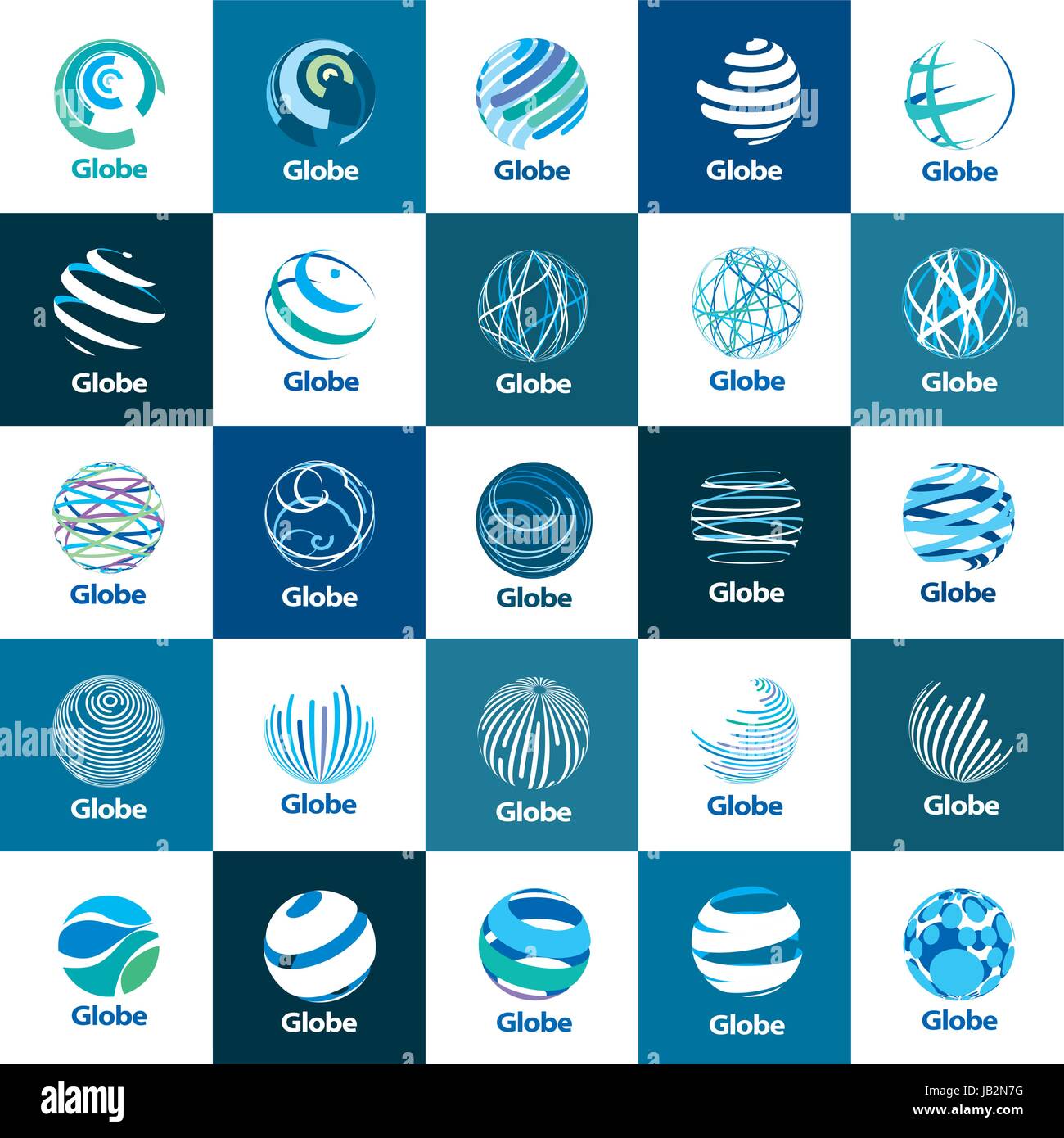 template logo design globe. Vector illustration icon Stock Vector Image ...