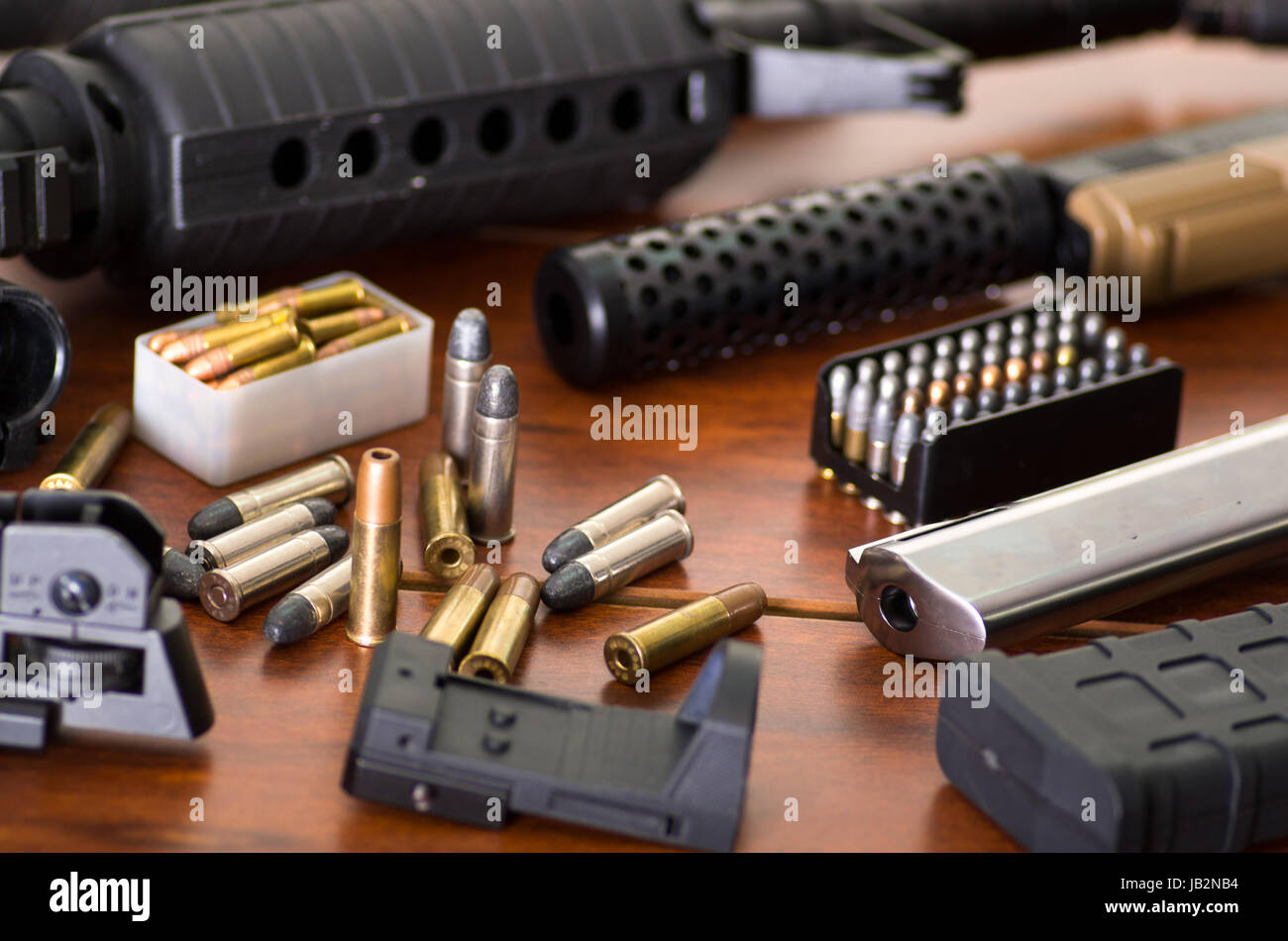 Bullets and a firearm. Bullets are a projectile expelled from the ...
