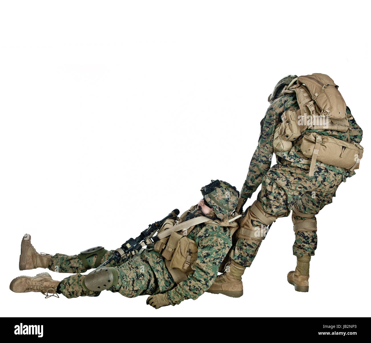 Injured soldier Cut Out Stock Images & Pictures - Alamy