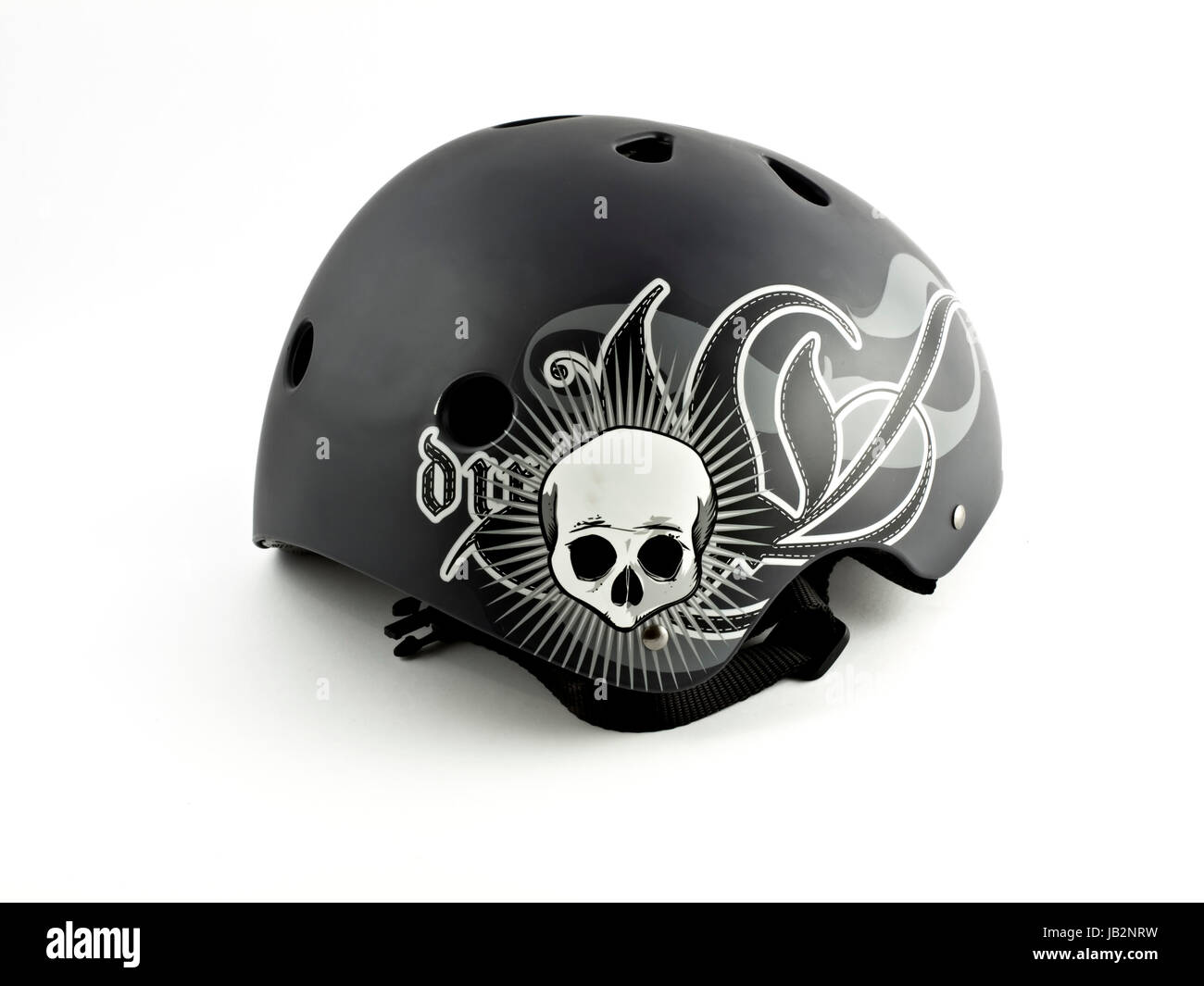 an isolated image of bmx bike helmet Stock Photo - Alamy