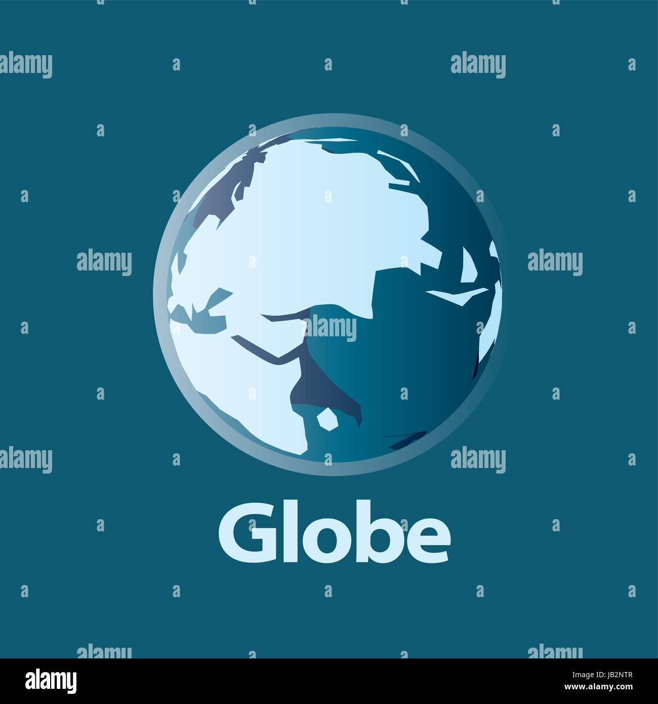 template logo design globe. Vector illustration icon Stock Vector Image ...