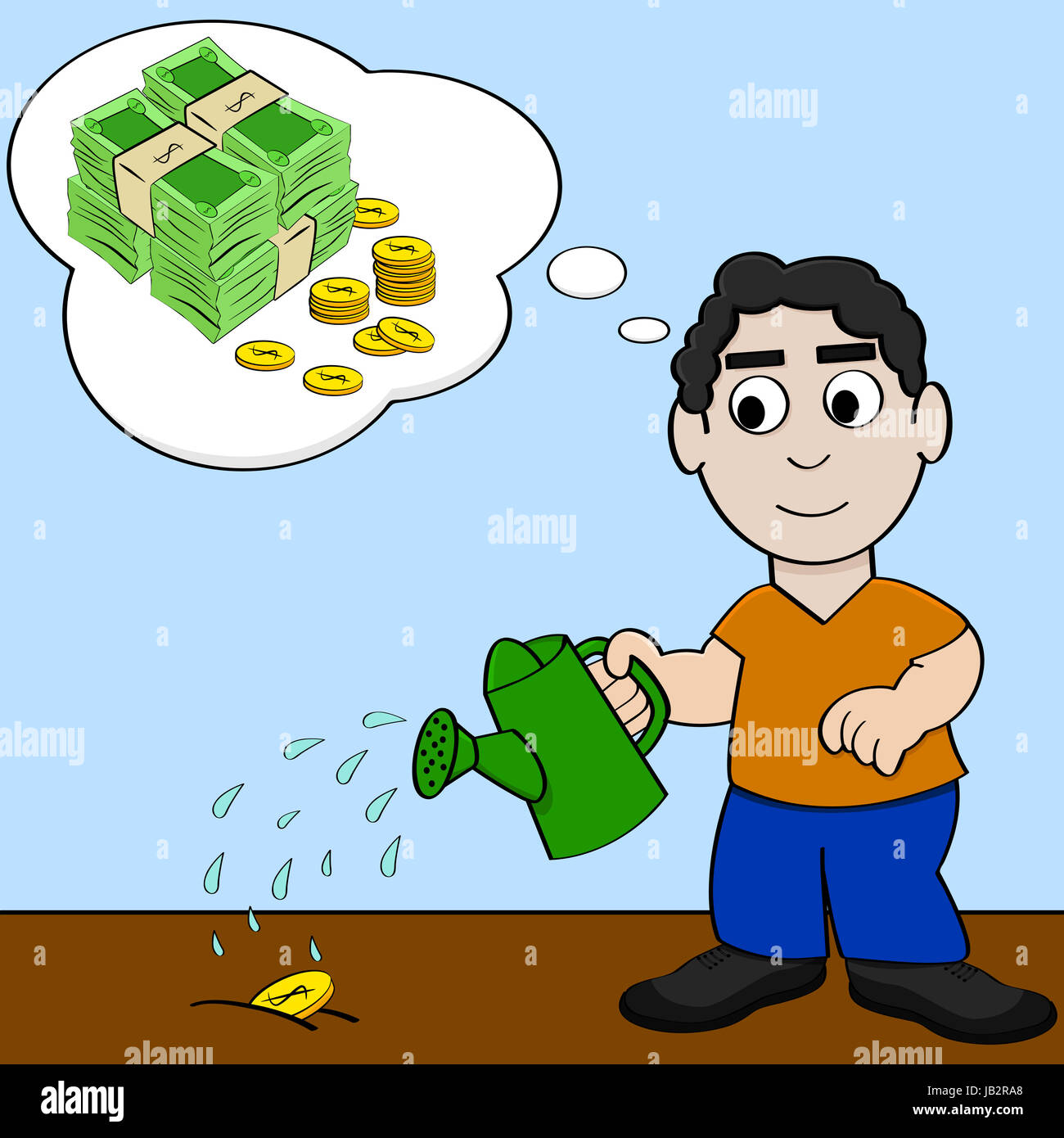 Cartoon illustration showing bill hi-res stock photography and images ...
